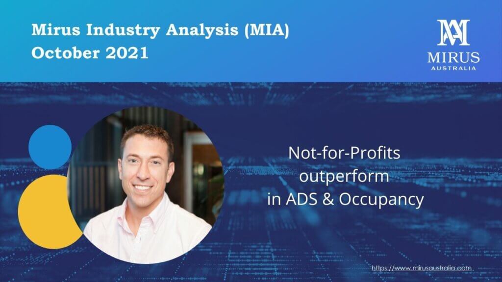 Not-for-Profits outperform in ADS & Occupancy - Mirus Industry Analysis