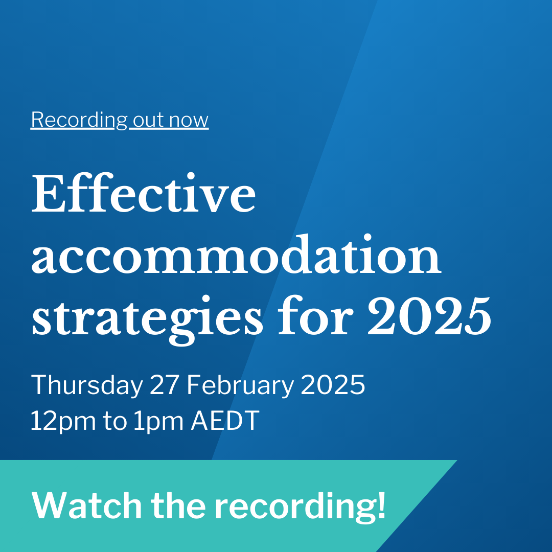 Effective accommodation strategies for 2025